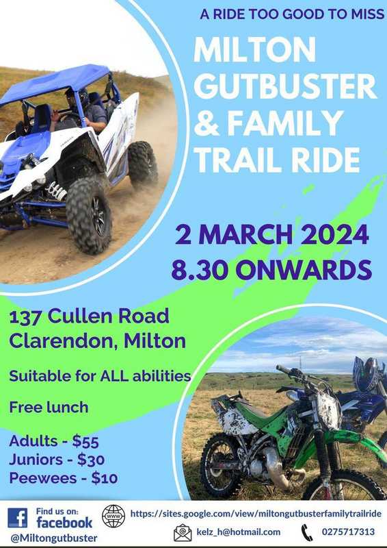 Milton Gut Buster and Family Trail Ride | MotoXtreme Motorcycles